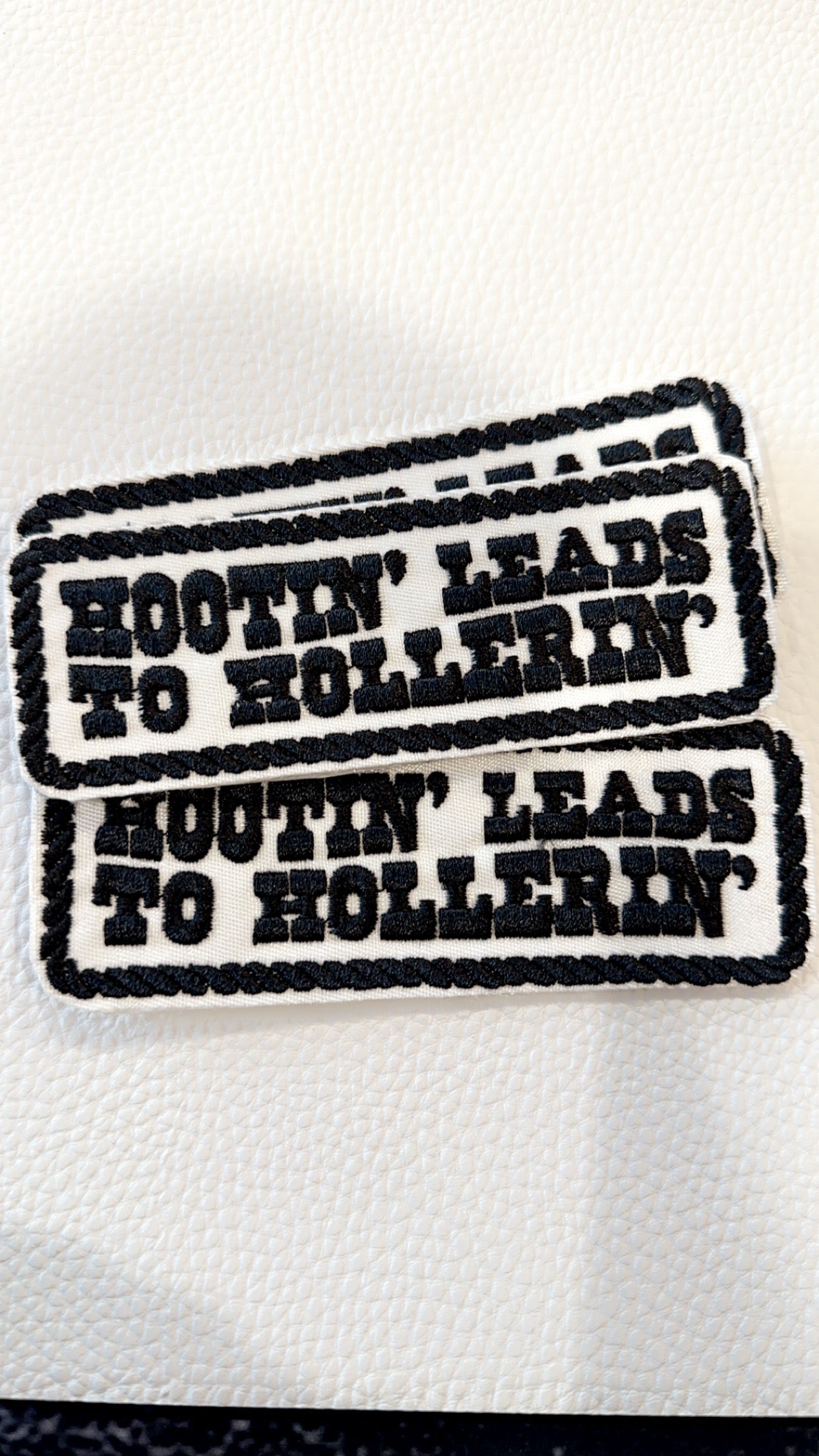 Hootin’ Leads to Hollerin’ Patch – Elizabeth & Lane's